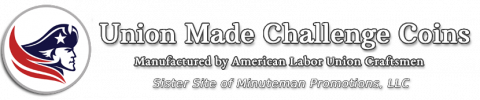Die Struck, Enamel Color Filled Challenge Coins - Union Made Challenge ...